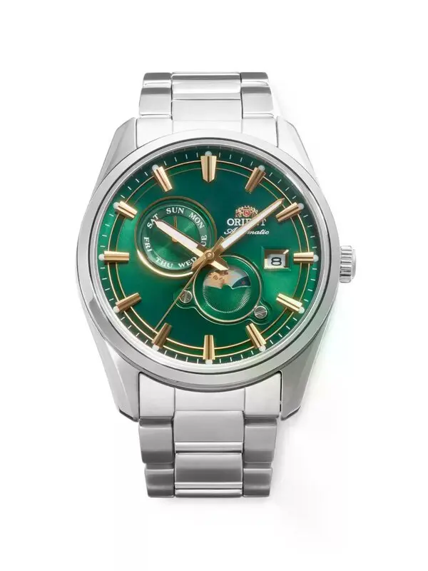 ORIENT Stretto Day & Night 41.5mm Watch - Green