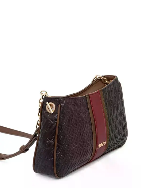 Liu Jo Small Logo-embossed Striped Cross-body Bag