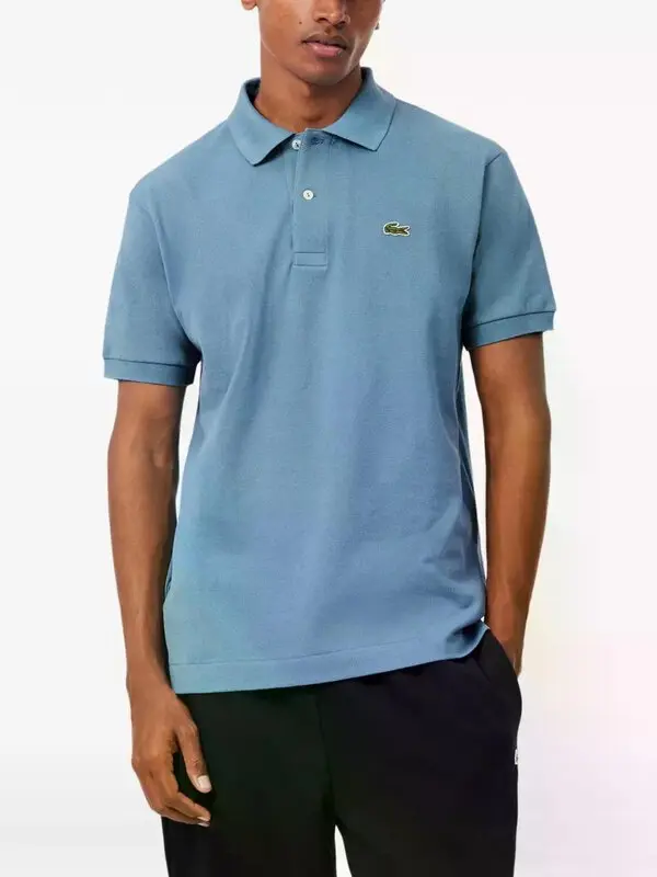 Lacoste Classic Fit Original Logo-patch Polo Shirt - Blue