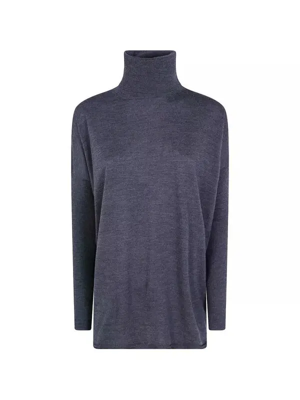 GENTRYPORTOFINO Roll-neck Wool Sweater - Grey