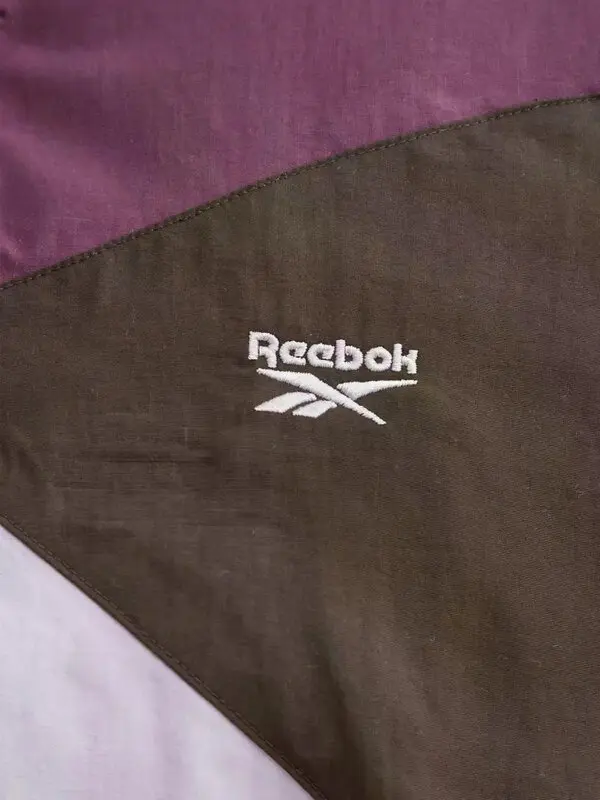 REEBOK Logo Embroidered Colour-block Jacket