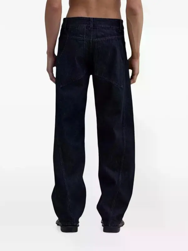 Eckhaus Latta Bend Bowed-leg Jeans