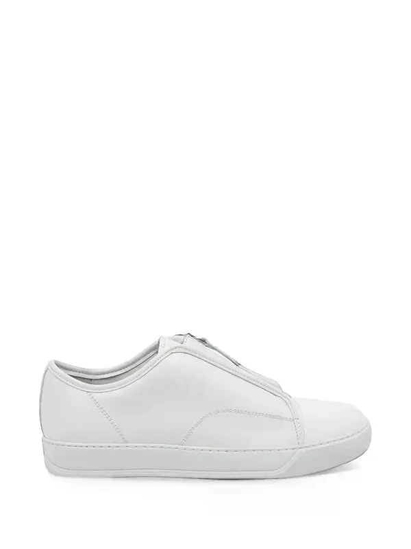 LANVIN Dbb1 Zip Sneakers In Leather - White