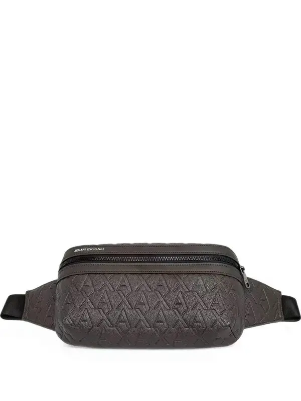 Armani Exchange All-over Logo-embossed Belt Bag