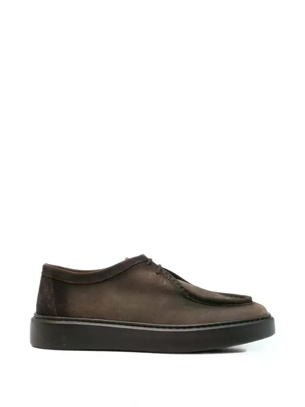 DOUCAL'S Lace-up Boat Shoes - Brown
