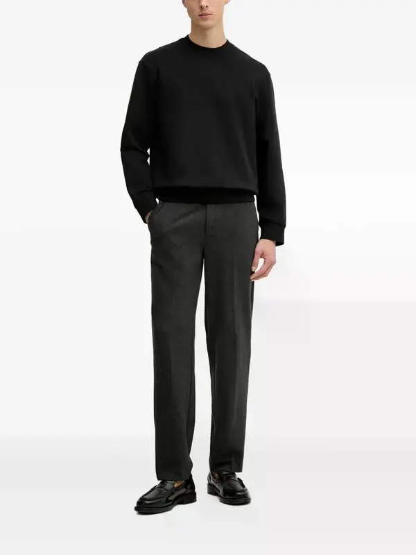 Armani Exchange Debossed Logo Crewneck Sweatshirt