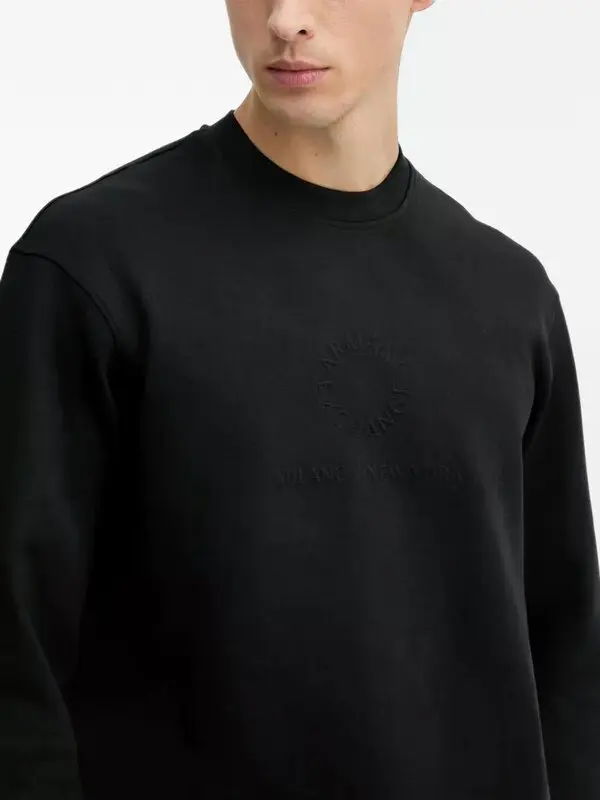 Armani Exchange Debossed Logo Crewneck Sweatshirt