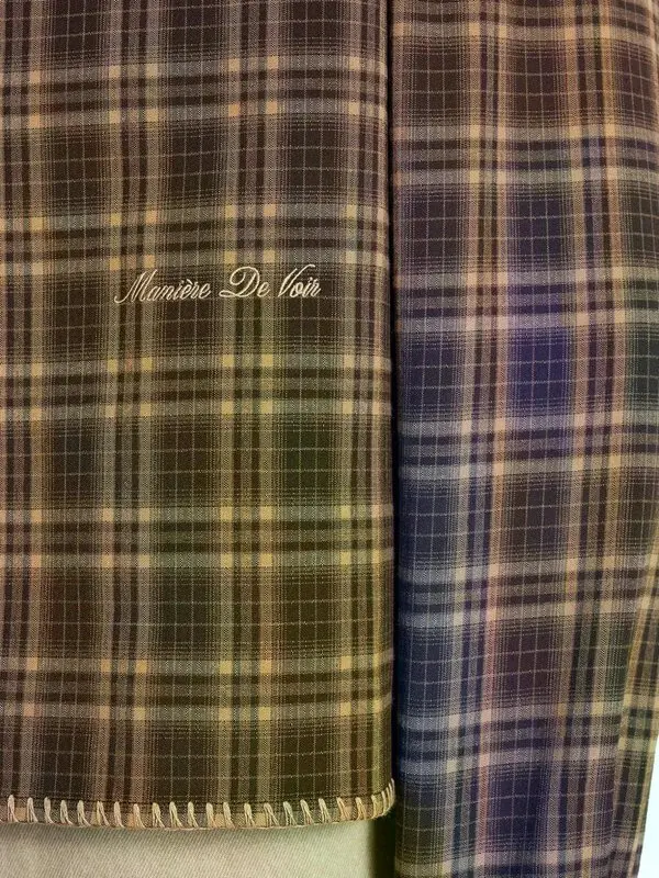 Manière De Voir Blake Whipstitch Check Shirt
