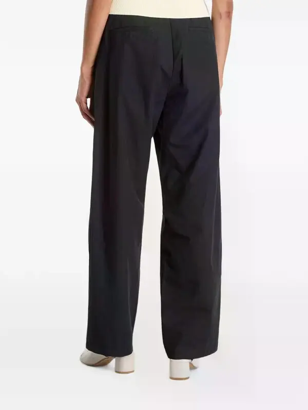SAMSOE SAMSOE Pleated Straight-leg Trousers