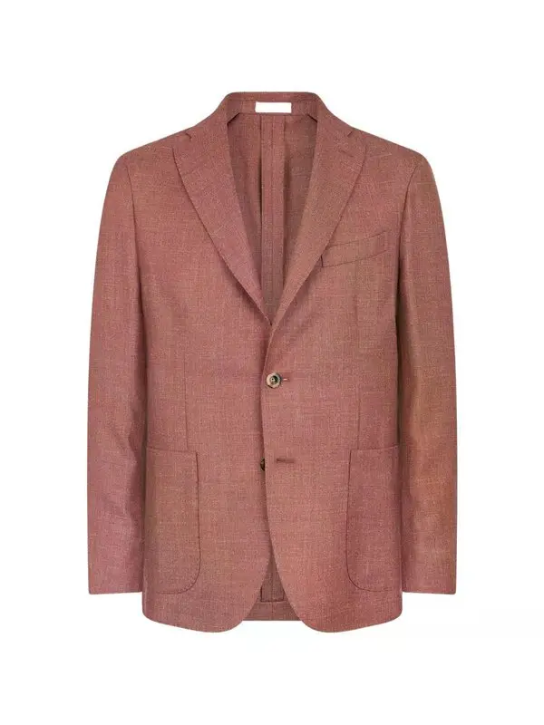 Boglioli Oxford K-jacket Unstructured Blazer - Orange