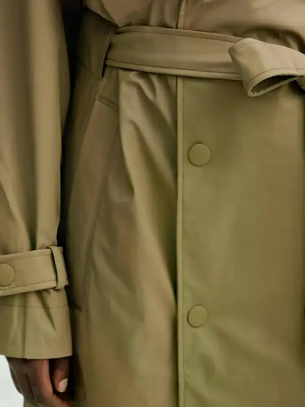 Rains Double-breasted Belted Trench Coat