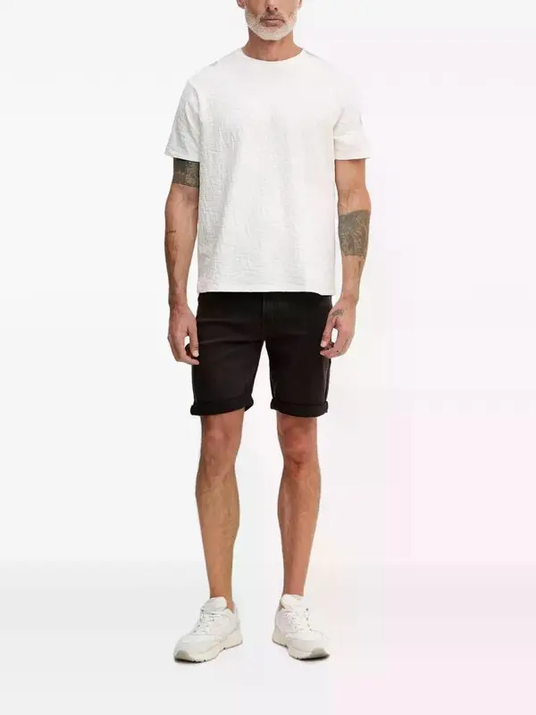 Armani Exchange Crinkled-effect T-shirt - White