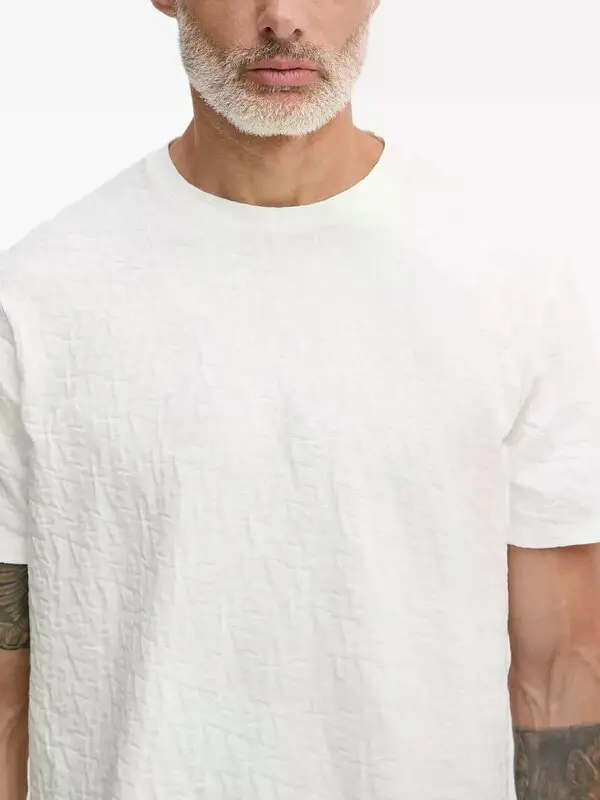Armani Exchange Crinkled-effect T-shirt