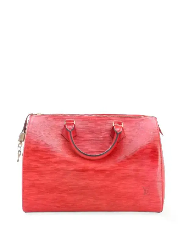 LOUIS VUITTON Epi Leather Speedy 30 Satchel