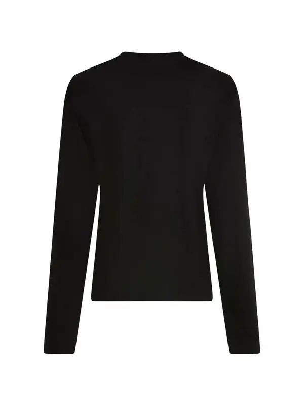 Karl Lagerfeld Cut-out Long-sleeve Top