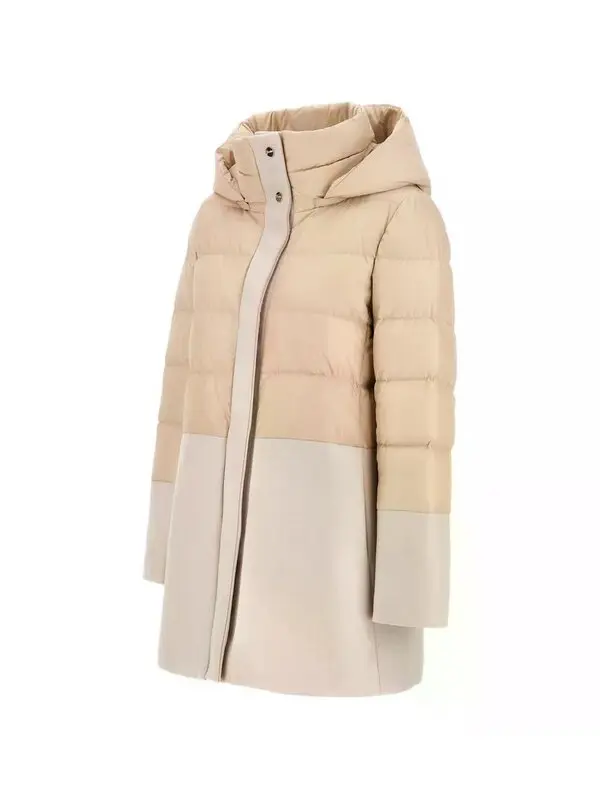 Herno Panelled Hooded Coat