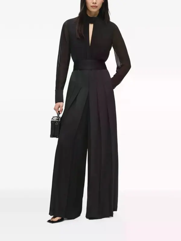 Karl Lagerfeld Pleated Jumpsuit