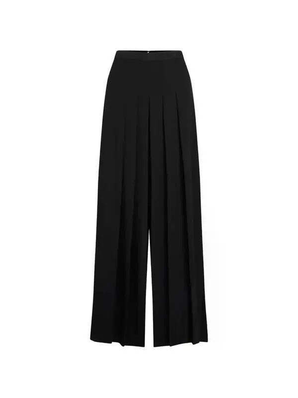 Karl Lagerfeld Pleated Wide-leg Trousers