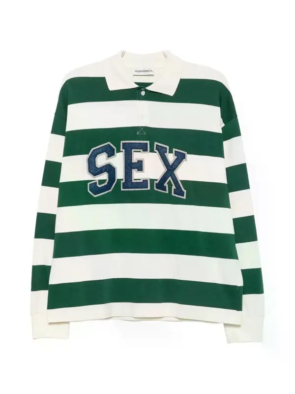 CARNE BOLLENTE Striped-pattern Polo Shirt