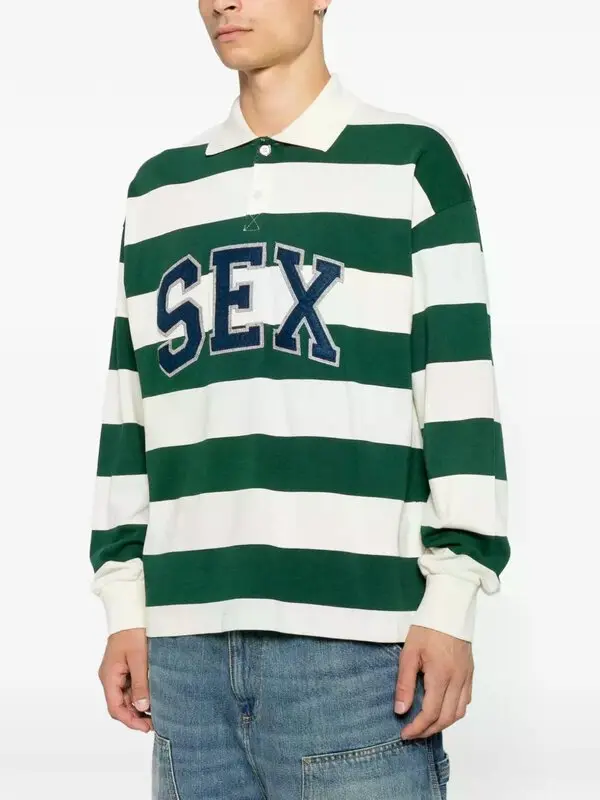 CARNE BOLLENTE Striped-pattern Polo Shirt