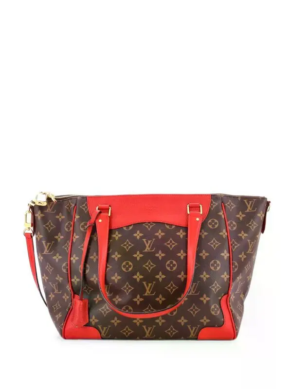 LOUIS VUITTON Estrela Nm Handbag Monogram Canvas With Leather Tote Bag - Brown