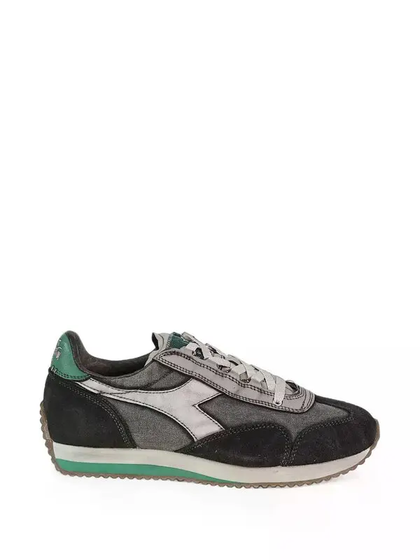 DIADORA Equipe Dirty Sw Evo Distressed-effect Panelled Sneakers - Grey