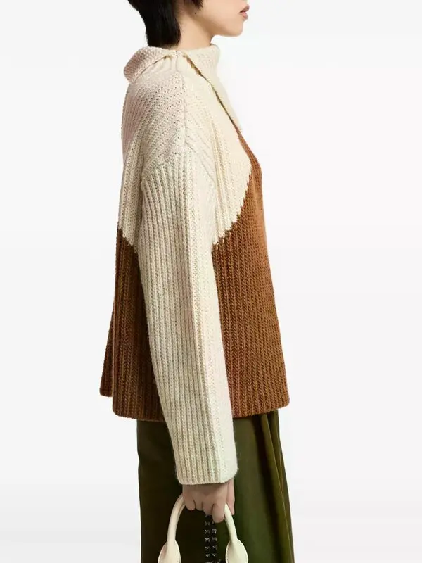 Essentiel Antwerp Kolorama Oversized-collar Sweater