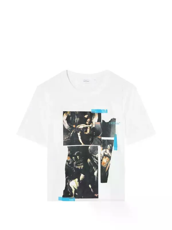 Off-White Tape Mercy Regular T-shirt - White