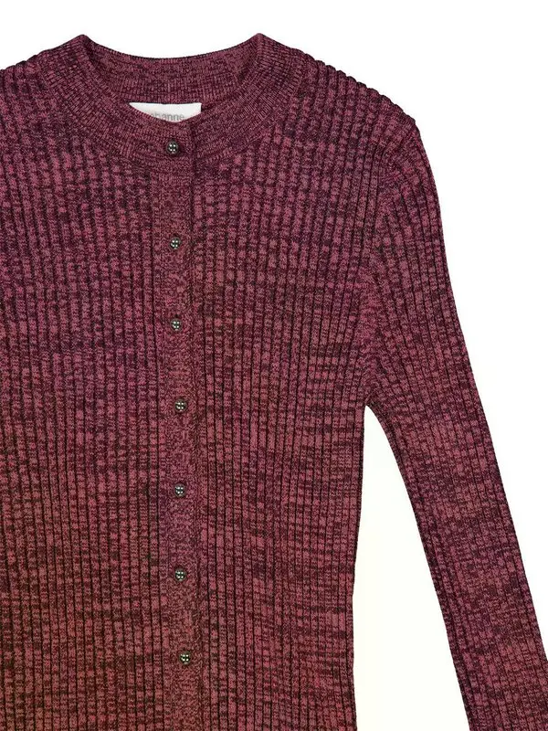 Rabanne Ribbed-knit Buttoned Cardigan