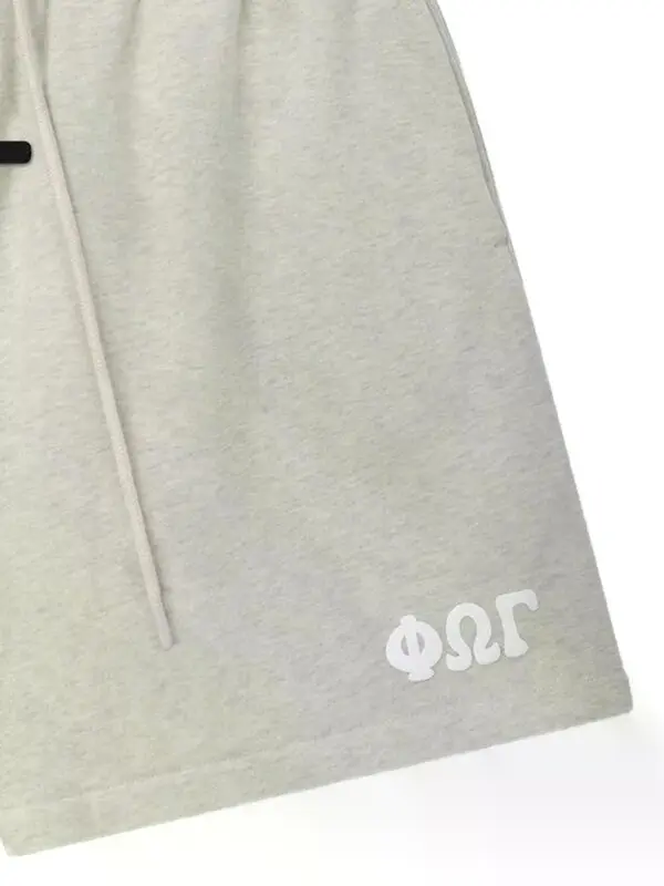 Fear Of God Logo Print Drawstring Shorts