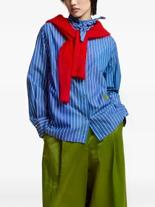 Essentiel Antwerp Striped Cotton Shirt