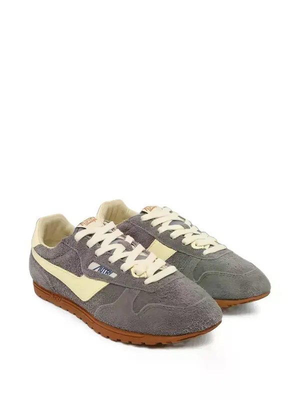 AUTRY Suede Panelled Lace-up Sneakers