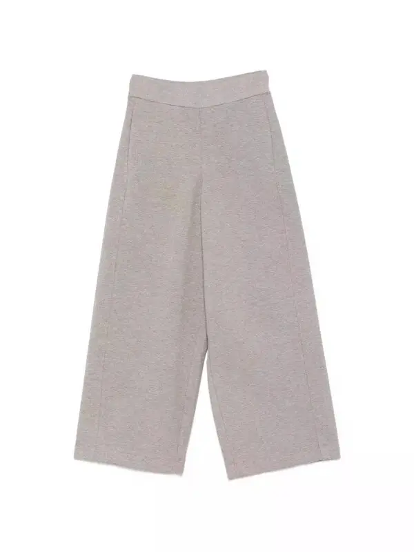 YERSE Wide-leg Jersey Trousers