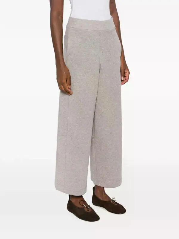 YERSE Wide-leg Jersey Trousers
