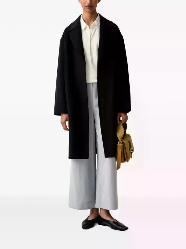 Marc O'polo Single-breasted Notched Lapel Coat
