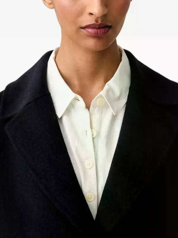 Marc O'polo Single-breasted Notched Lapel Coat
