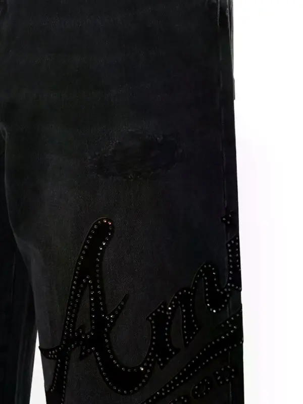 Amiri Crystal-embellished Jeans