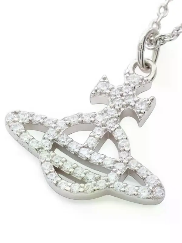 VIVIENNE WESTWOOD Orb Rhinestone Necklace