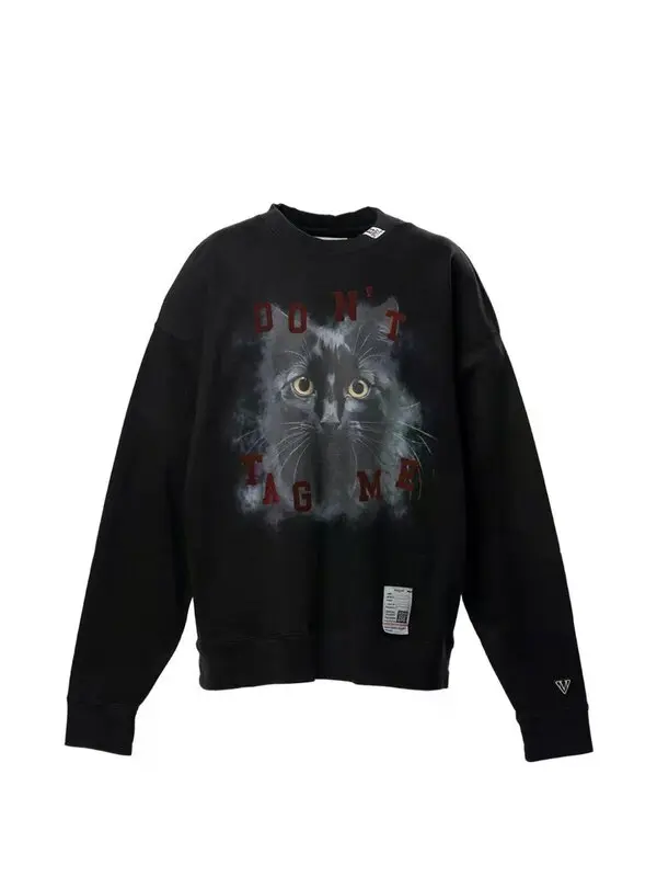 Mihara Yasuhiro Printed Crewneck Sweatshirt - Black