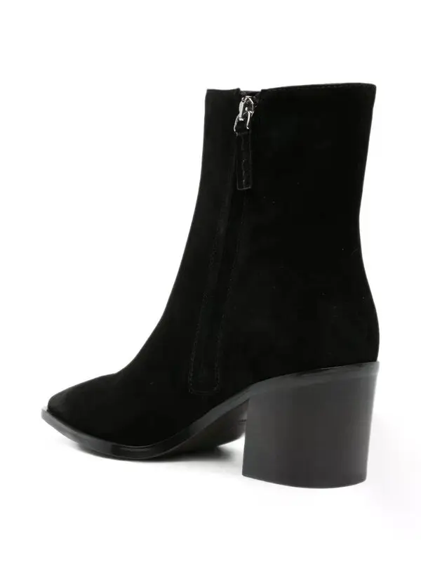 COCCINELLE Suede-finish Block-heel Ankle Boots