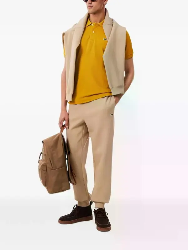 Lacoste Classic Fit Original Logo-patch Polo Shirt - Yellow