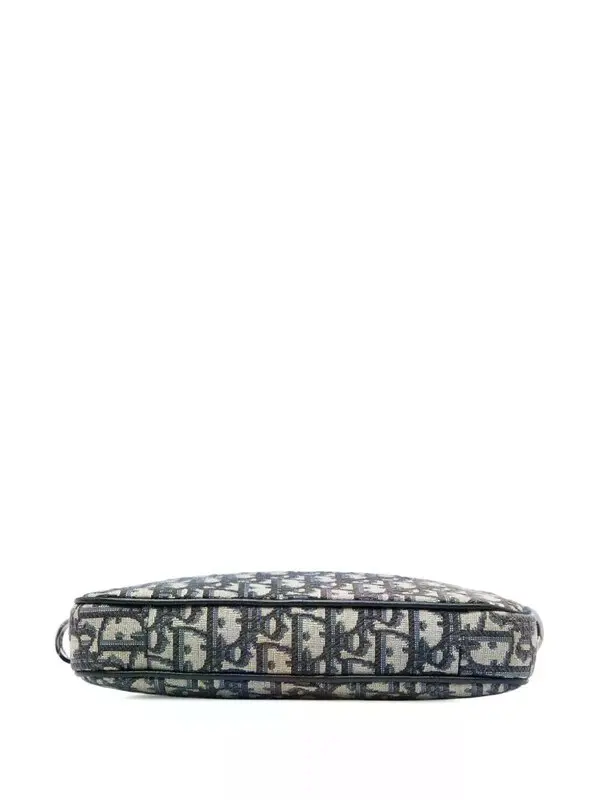 Dior Oblique Canvas Saddle Triple Pouch Crossbody Bag