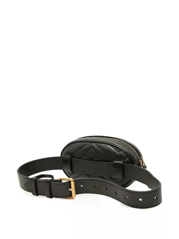 Gucci Gg Marmont Matelassé Belt Bag - Black