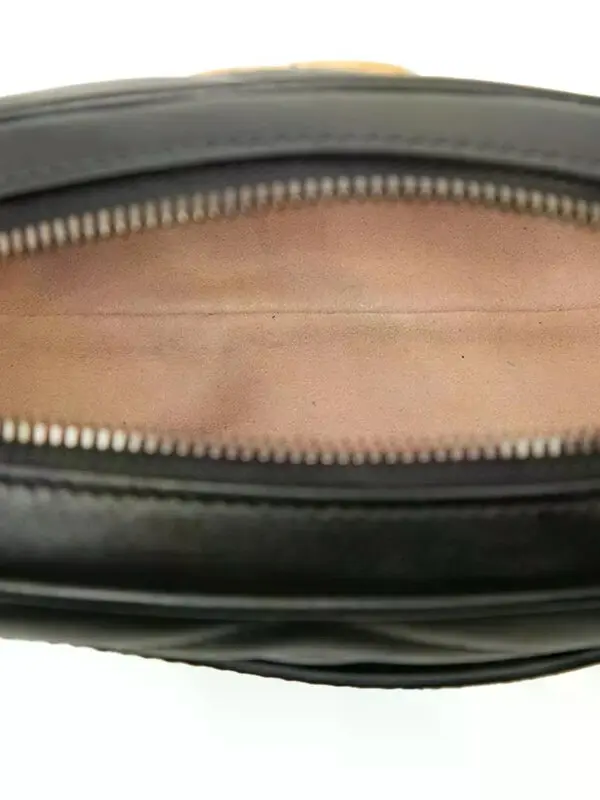 Gucci Gg Marmont Matelassé Belt Bag - Black