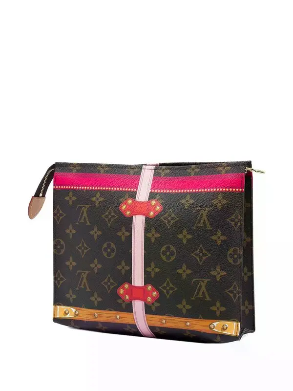 LOUIS VUITTON 2018 Monogram Summer Trunks Toiletry Pouch 26 Clutch Bag