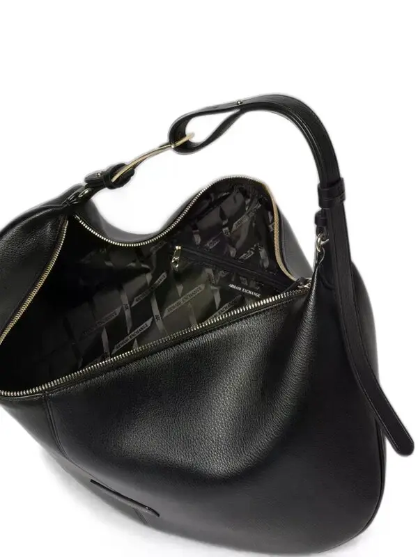 Armani Exchange Grained-effect Shoulder Bag