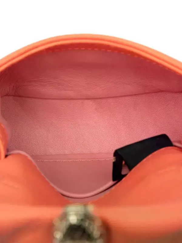 BVLGARI Micro Leather Serpenti Cabochon Crossbody Bag