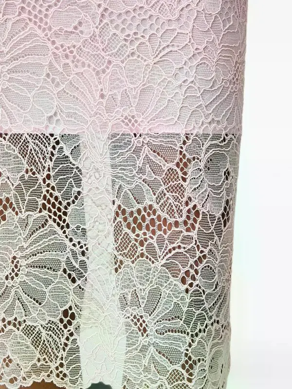 ROTATE BY BIRGER CHRISTENSEN Lace Midi Skirt