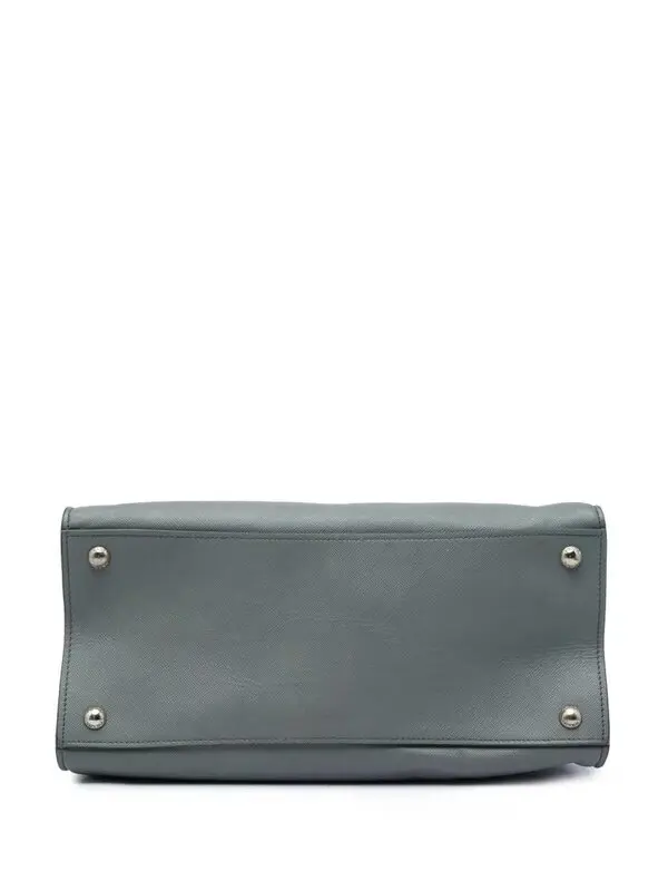 Prada 2013-2026 Saffiano Soft Triple Pocket Tote Satchel