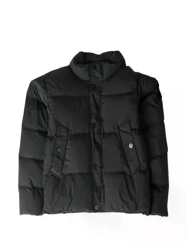 Stone Island 4100109 Crinkle Reps Ny Jacket - Black